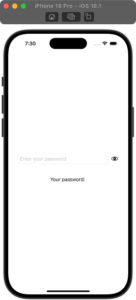 SwiftUI - SecureField Show/Hide Password